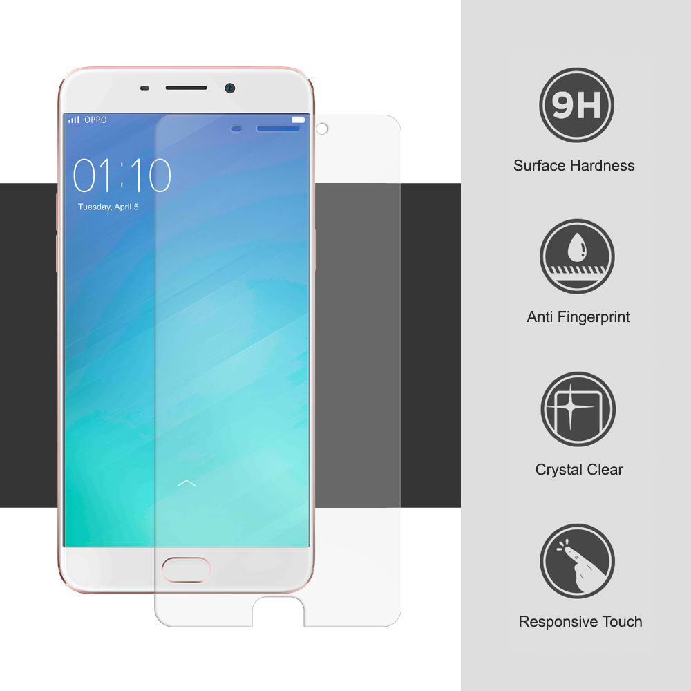 Tempered Glass Screen Protector for Oppo R9